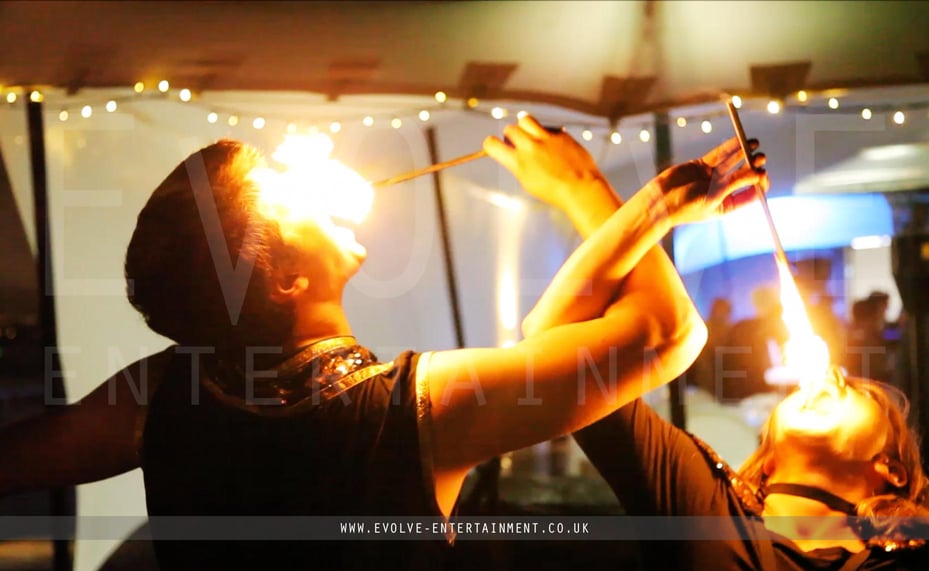 Fire Juggling Duo