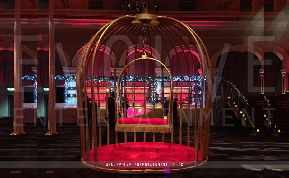 Gold Gilded Birdcage