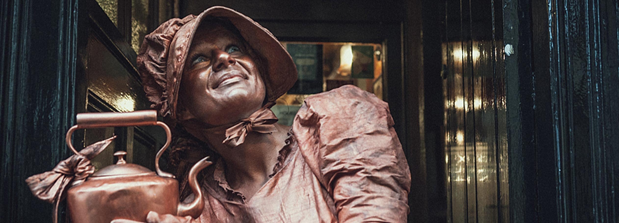 Victorian Copper Human Statue